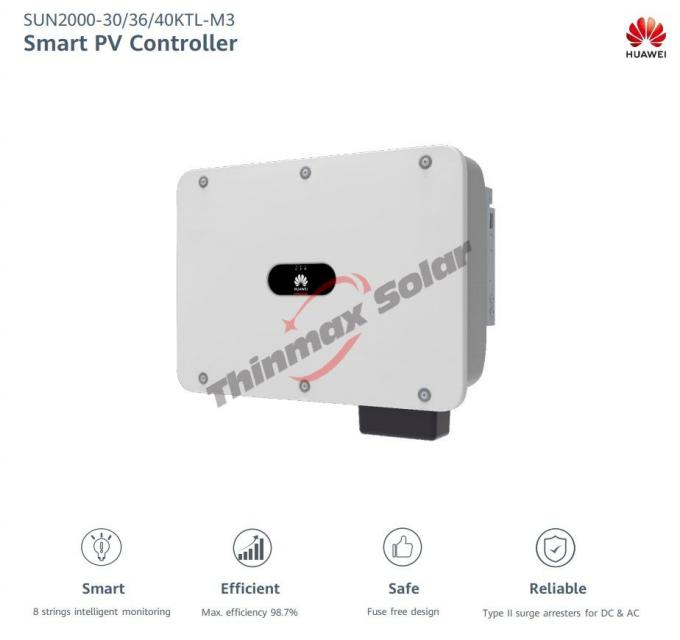 Huawei Solar Inverter 36kw SUN2000 36KTL-M3 three phase commercial on ...