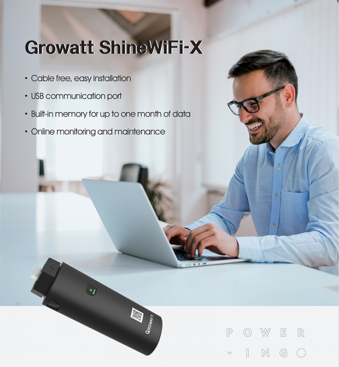 Shine WiFi-X Smart Dongle TCP USB Growatt Wifi Dongle Used For On Grid ...