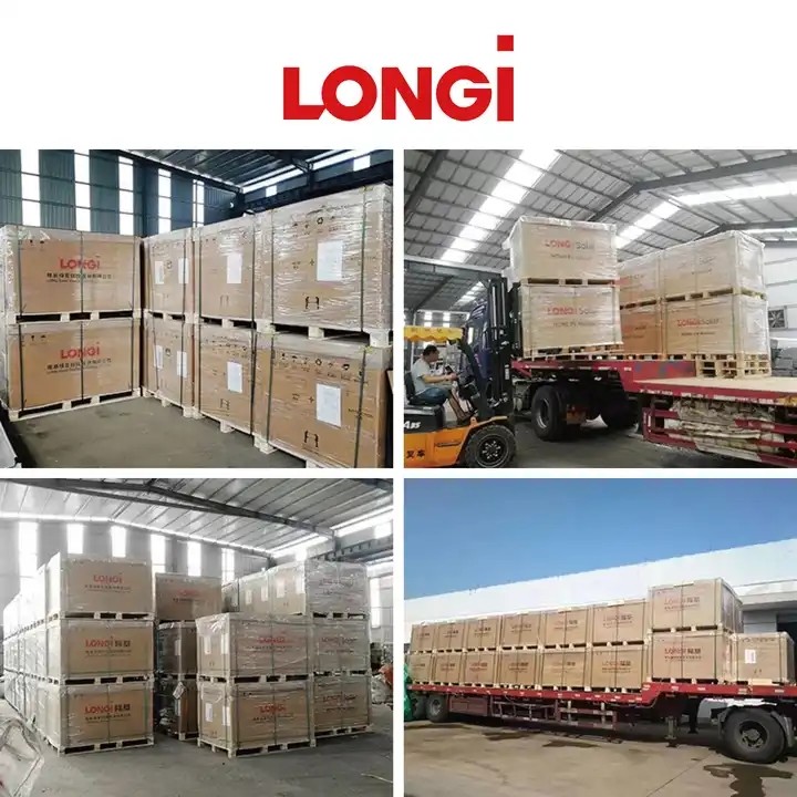 Longi Mono Solar Module Panels Lr5-54hpb Single Glass 108 Cells Longi ...